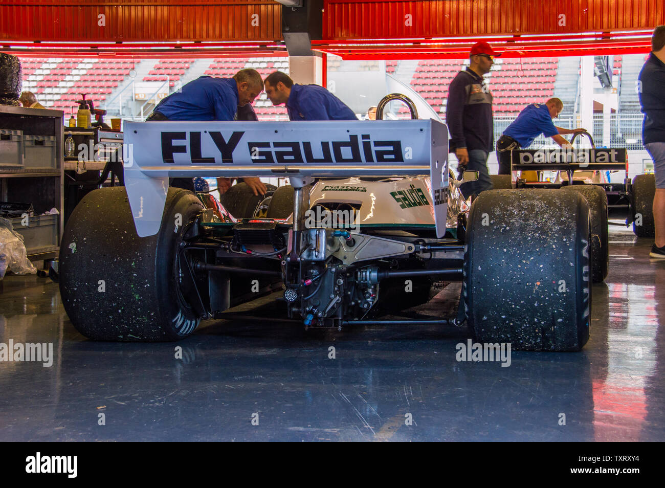 Ligier JS 11/15 in Circuit de Barcelona, Catalonia, Spain Stock Photo ...