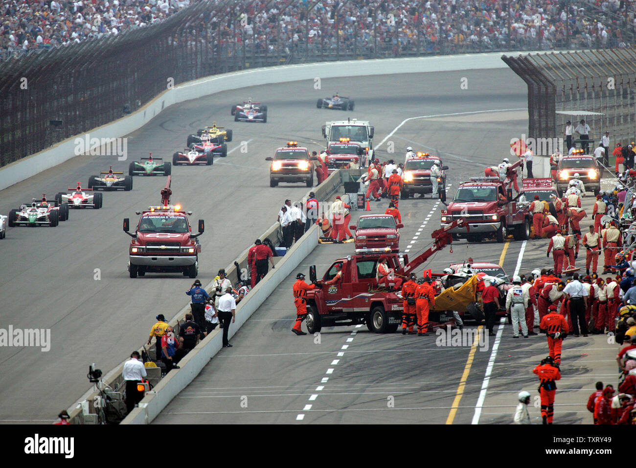 Indianapolis 500 crash hi-res stock photography and images - Alamy
