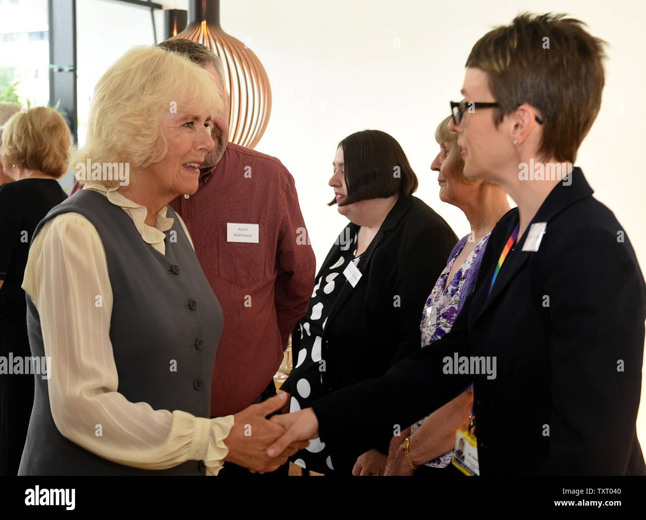 The Duchess of Rothesay during a visit to Maggie's Aberdeen at Aberdeen ...