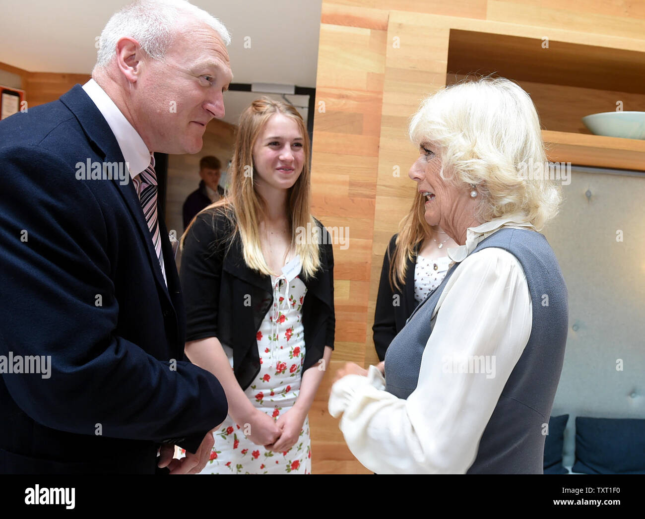 The Duchess of Rothesay during a visit to Maggie's Aberdeen at Aberdeen ...