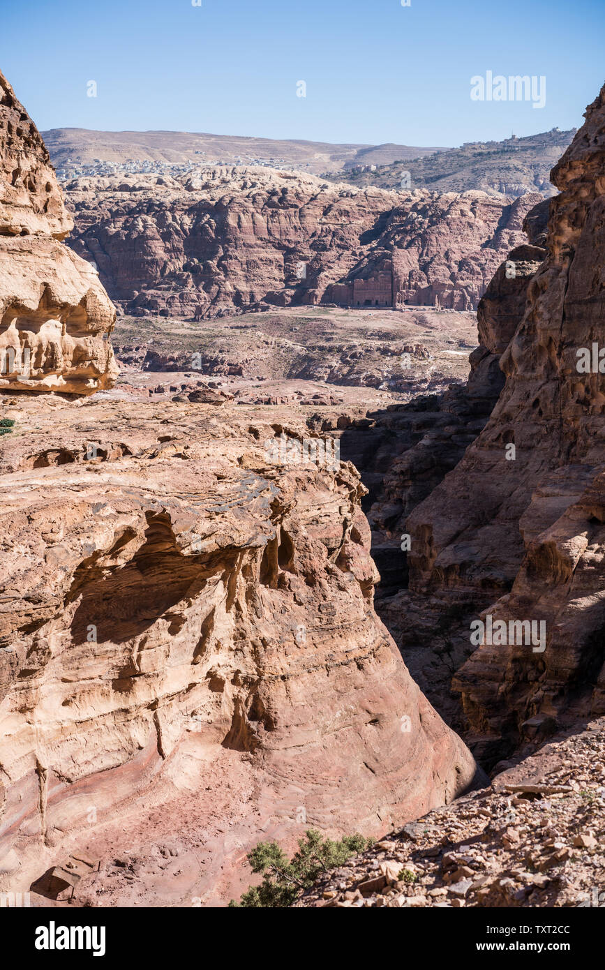 Landscape near of the Petra, Jordan Stock Photo - Alamy