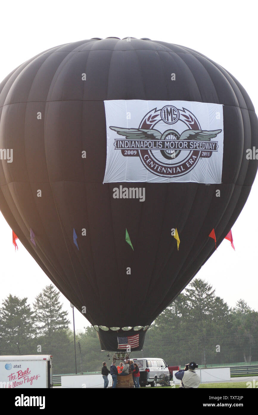 The IMS target balloon takes off at the start of the Centennial Era ...