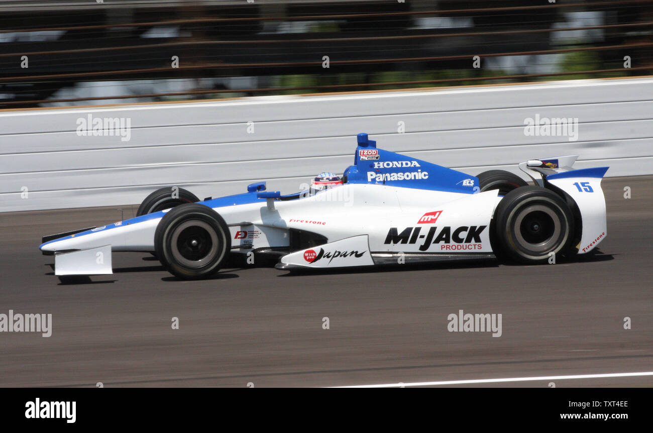Takuma Sato from Japan races the Team Rahal Letterman Lanigan car ...
