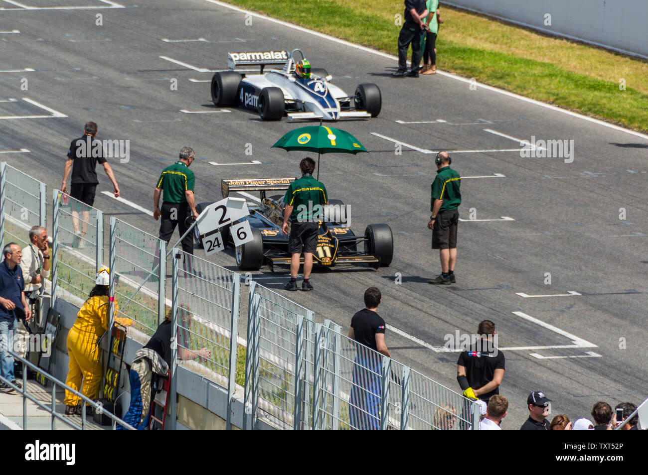 FIA Masters historic formula one championship in Circuit de Barcelona ...