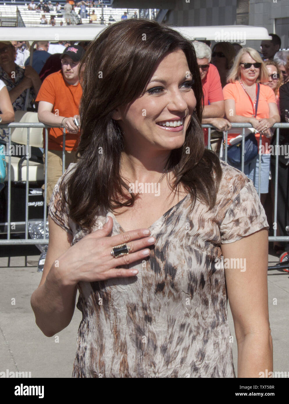 Martina McBride, country and western performer, arrives on the red ...