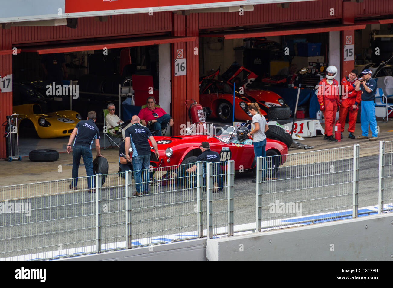 AC Cobra in Circuit de Barcelona, Catalonia, Spain Stock Photo - Alamy