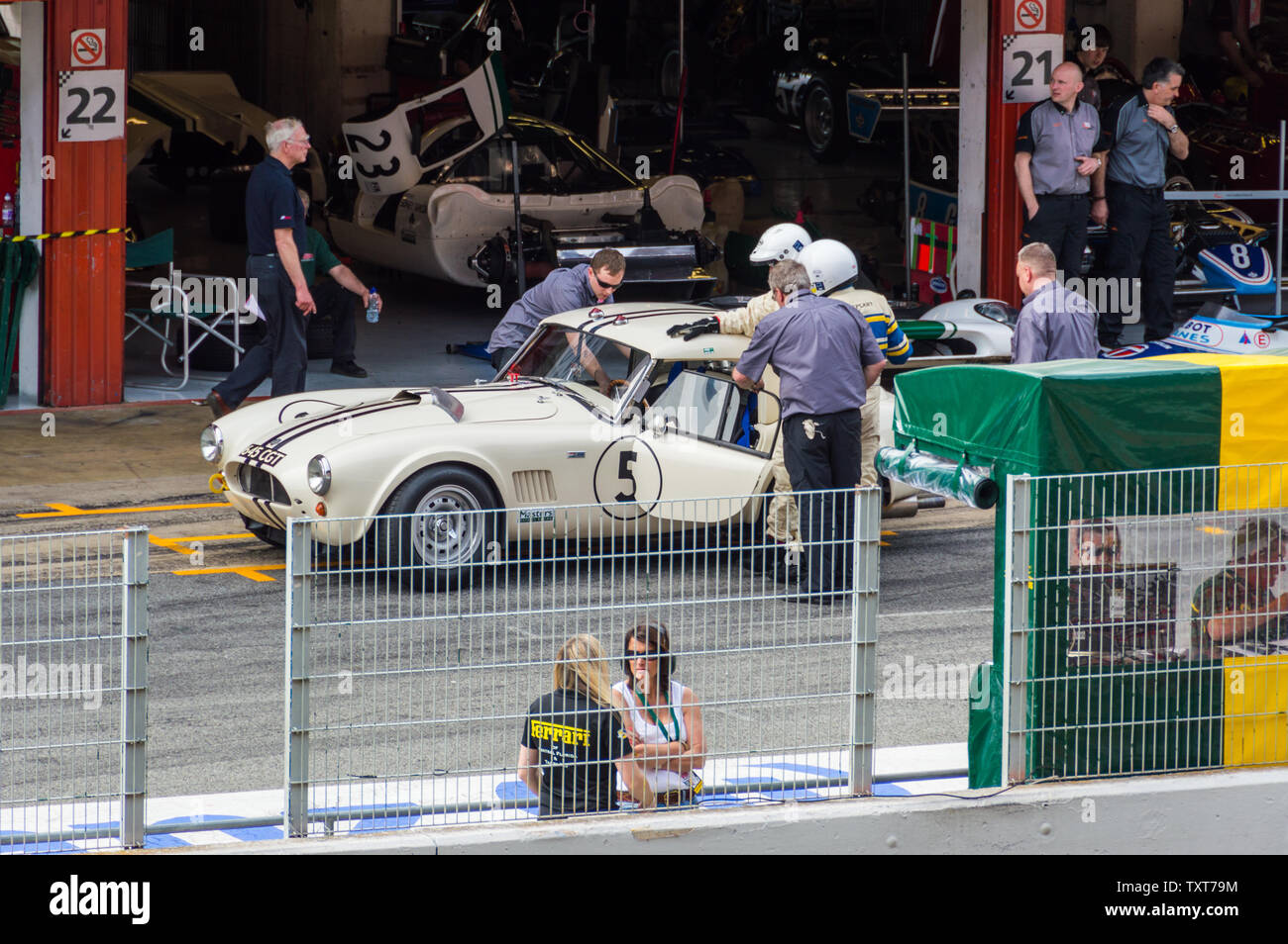 AC Cobra in Circuit de Barcelona, Catalonia, Spain Stock Photo - Alamy