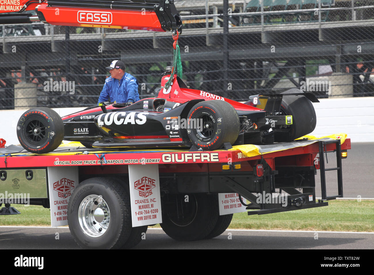 Speedway accident hi-res stock photography and images - Alamy