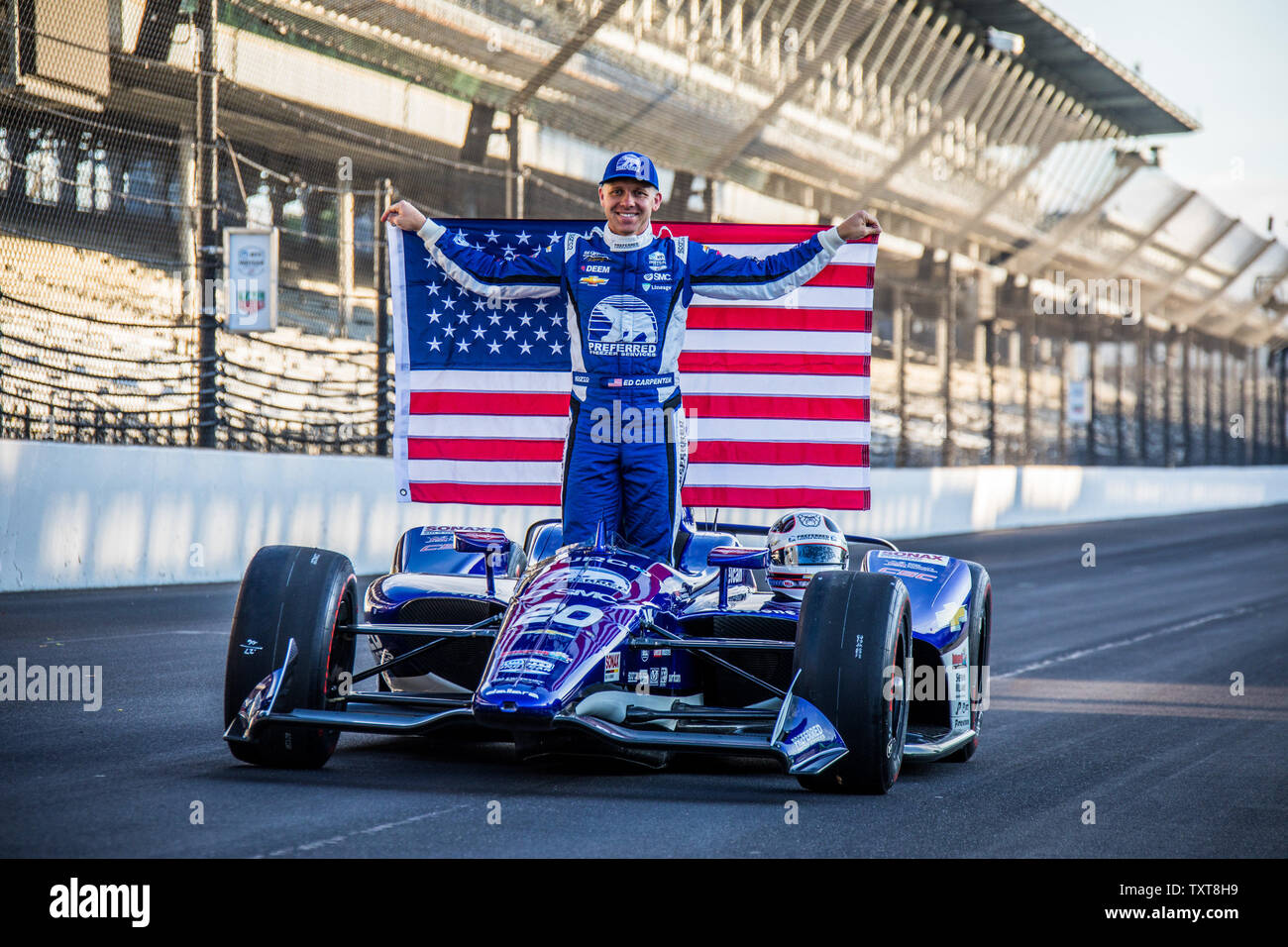 Ed Carpenter poses during the traditional front row shoot for the 2019 ...