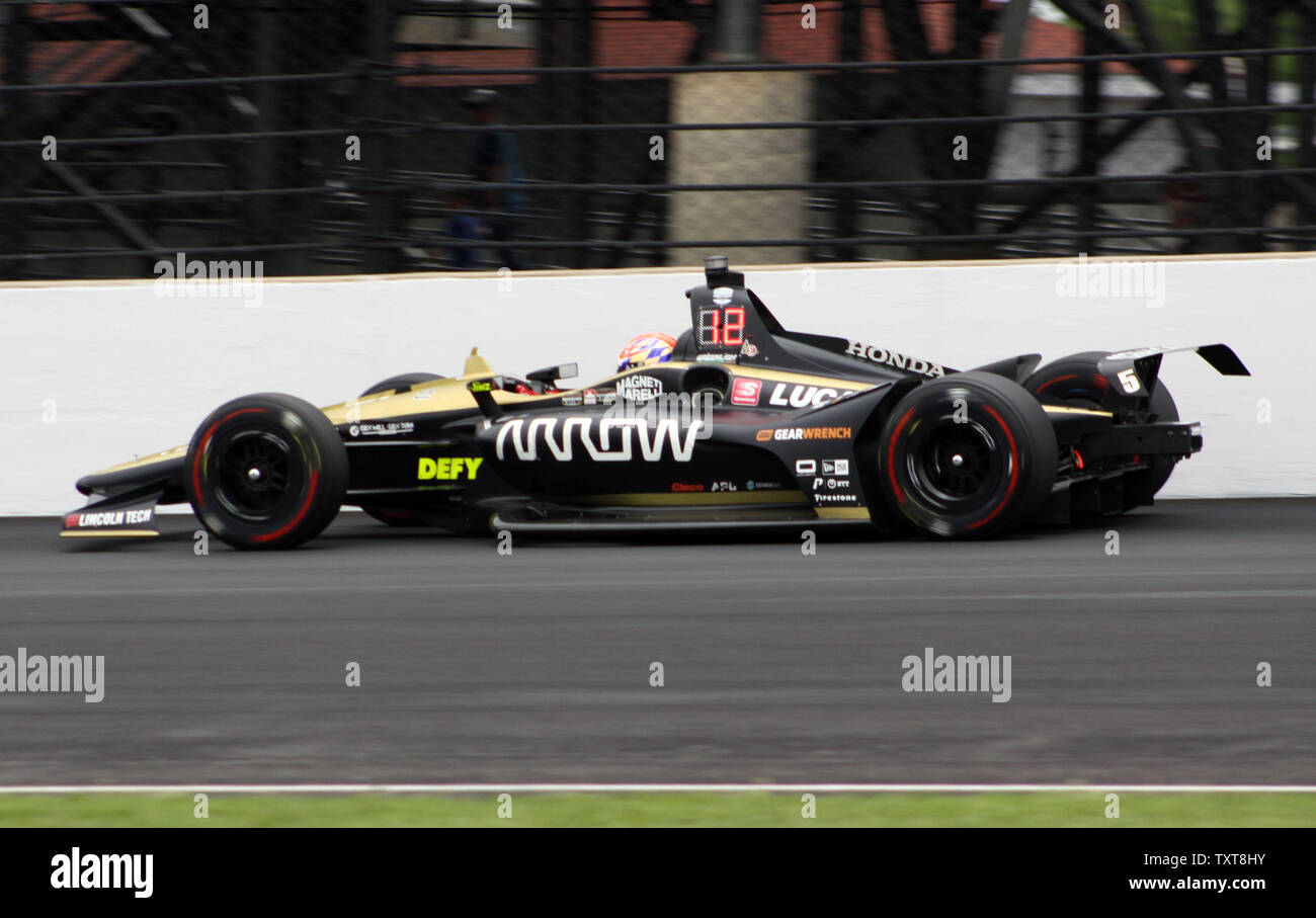 James Hinchcliffe was 3rd fastest during race day set up testing for ...