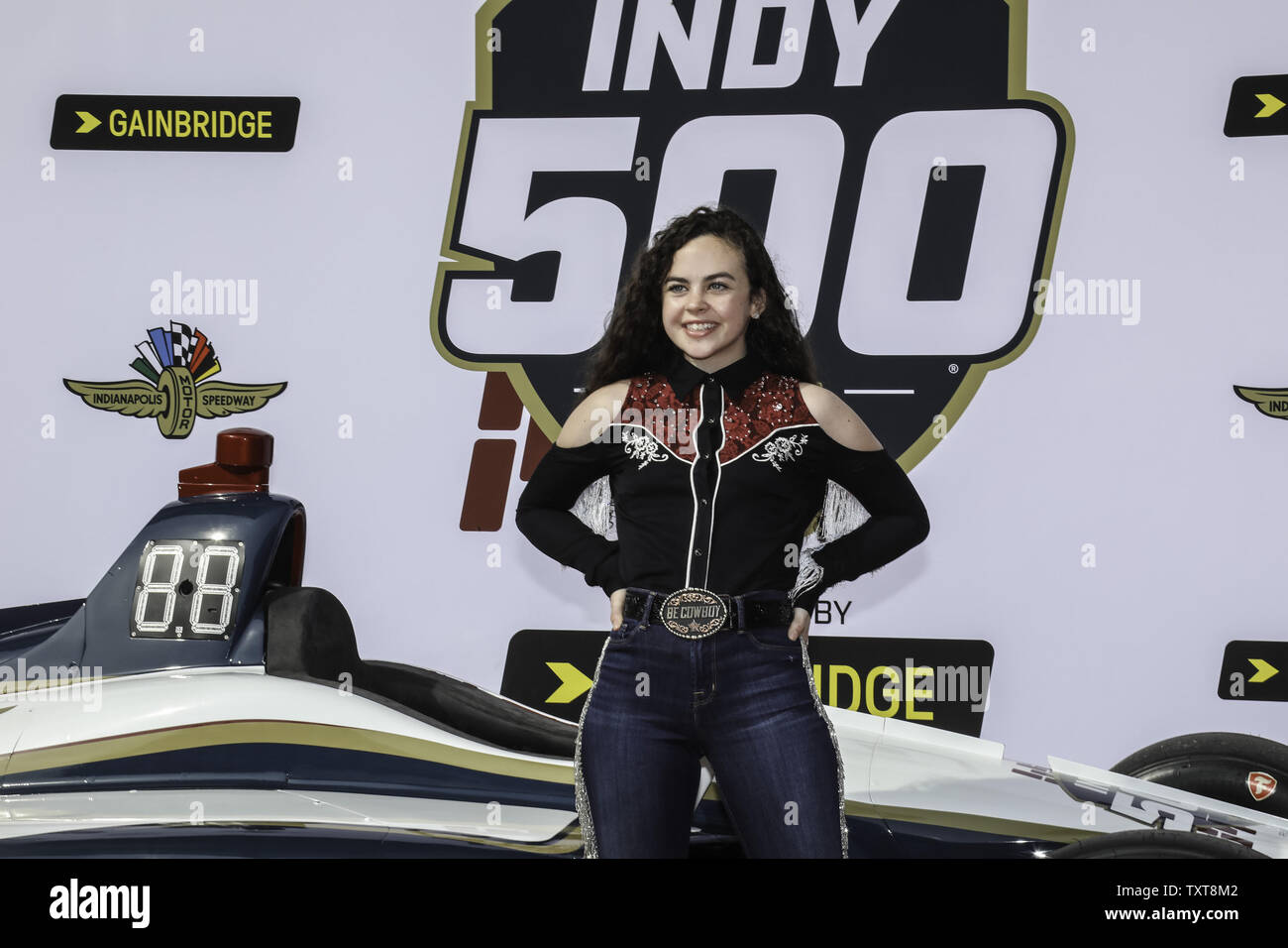 Chevel Shepherd of The Voice appears on the red carpet before the103rd ...