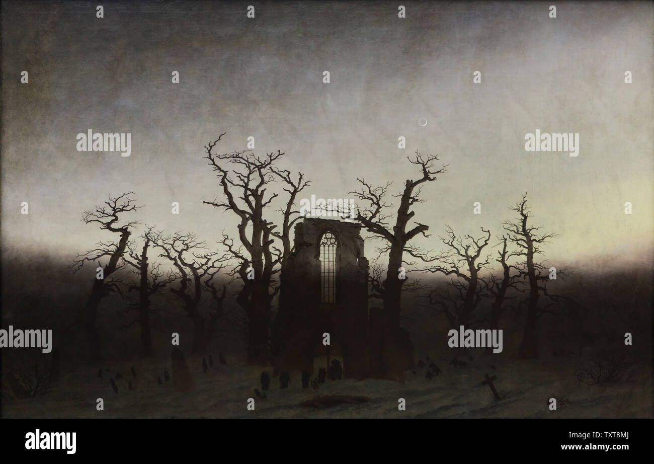 German landscape painter of the romantic hi-res stock photography and ...