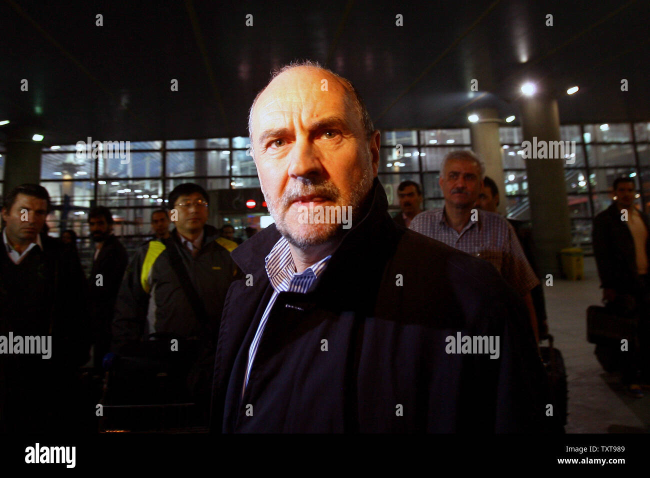 The International Atomic Energy Agency (IAEA) inspectors arrive at Emam ...