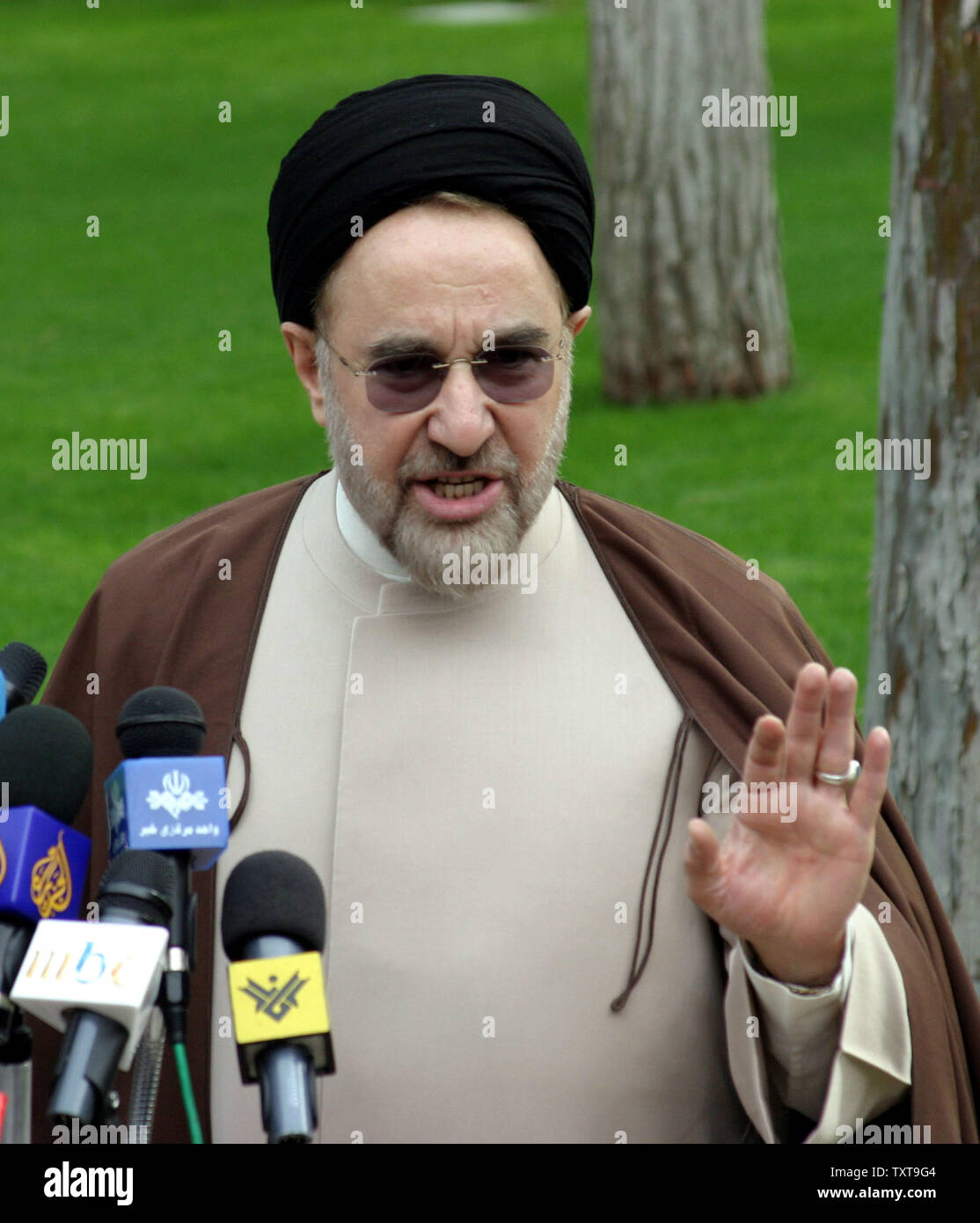 Iranian president khatami hi-res stock photography and images - Alamy