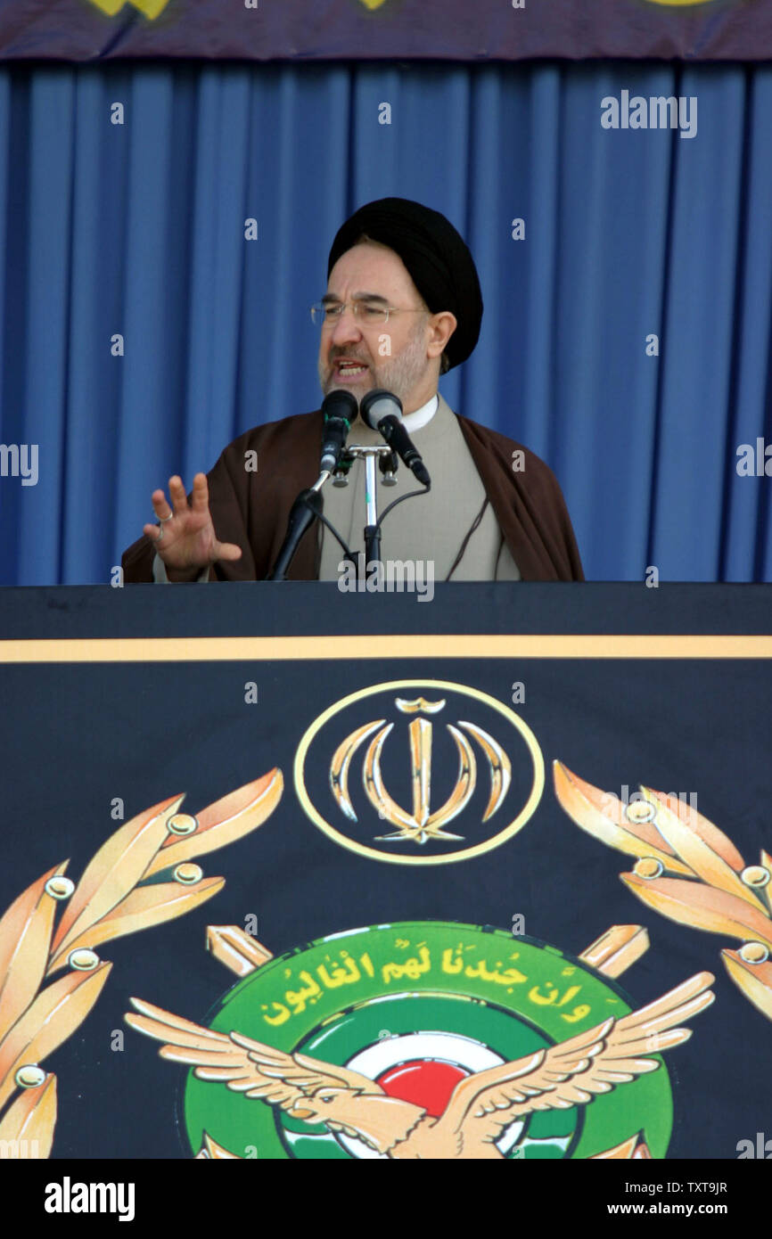 Iranian president khatami hi-res stock photography and images - Alamy