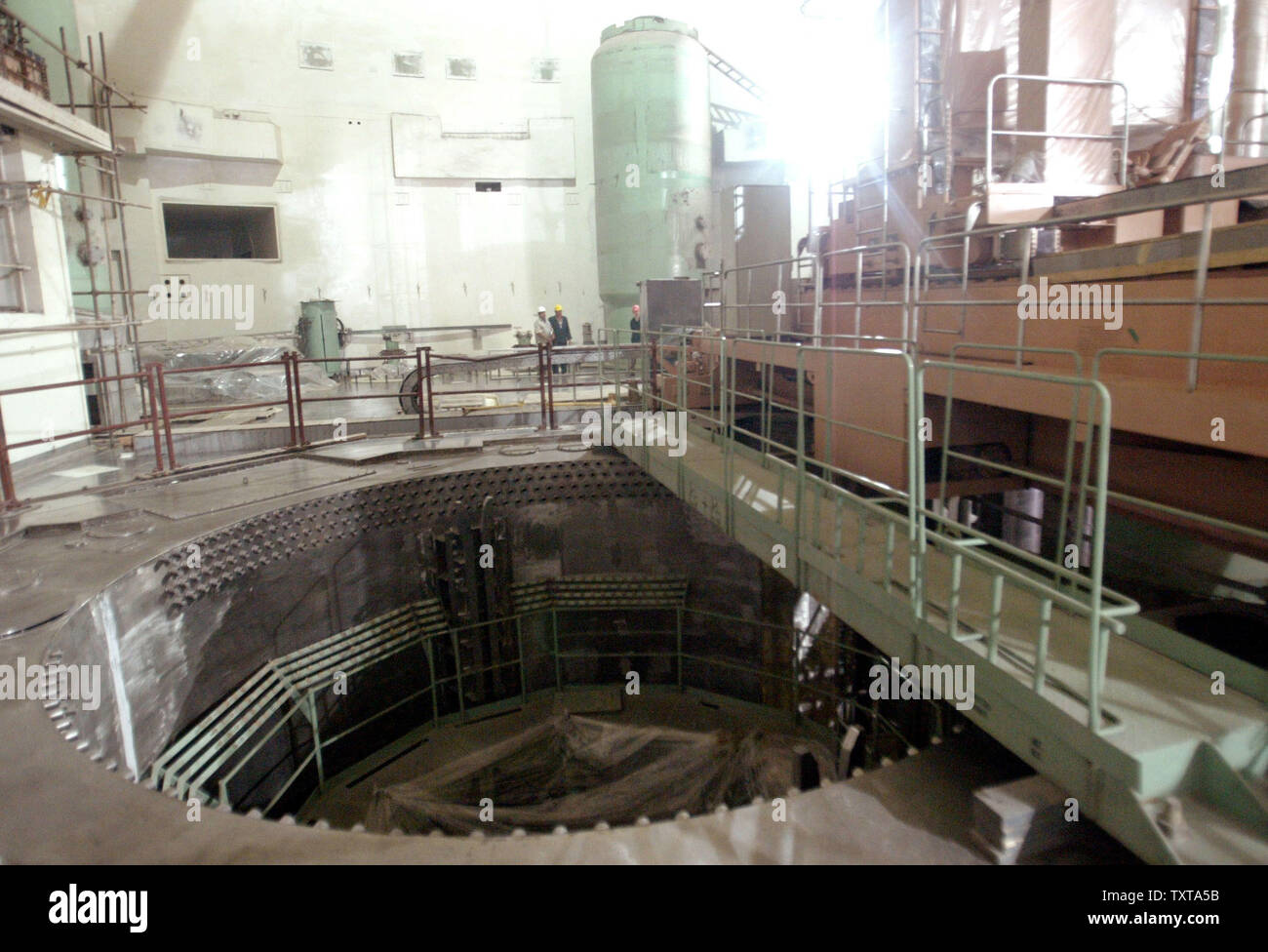 Work is peformed at the main reactor building of Bushehr nuclear power ...