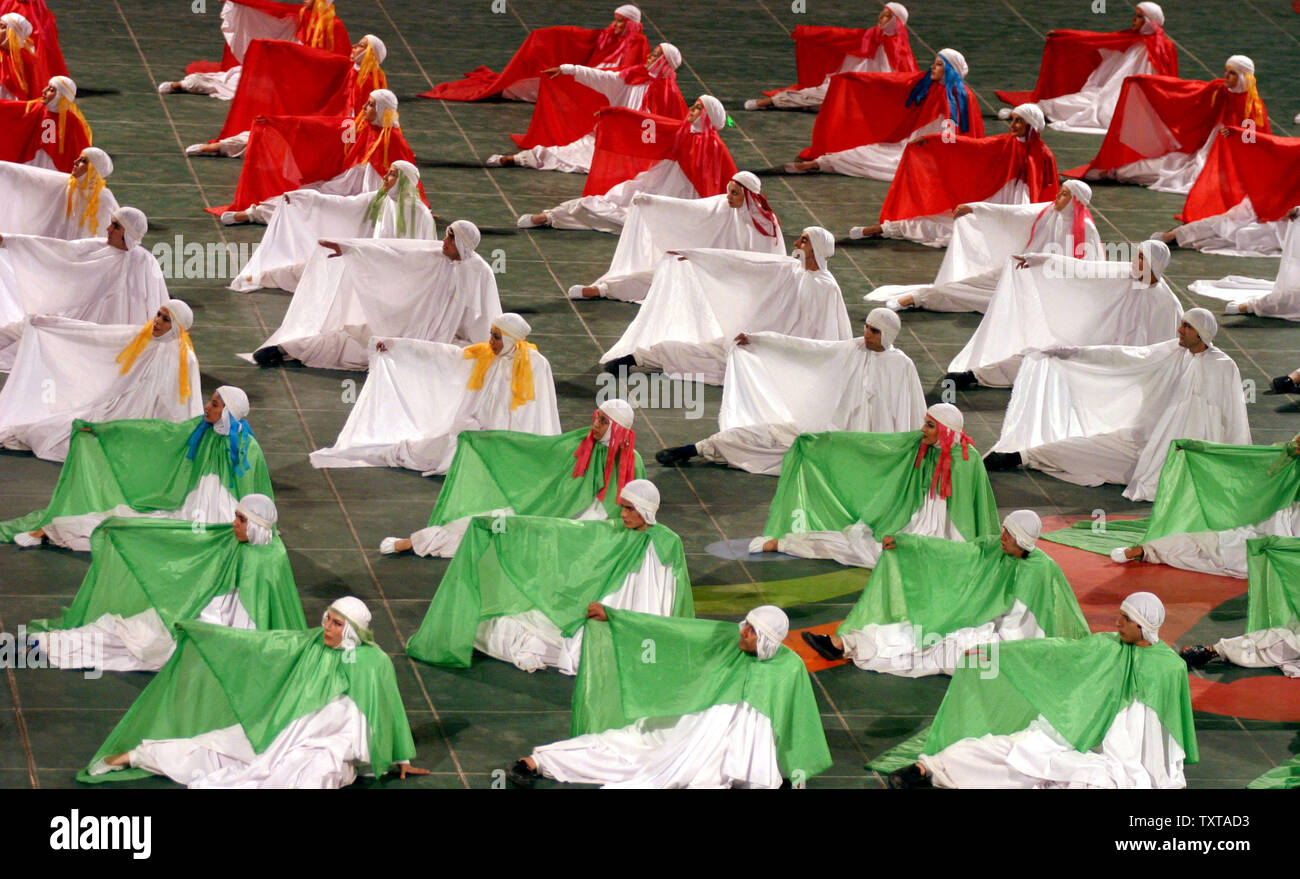Iranian artists perform during the opening ceremony of the 4th Women's ...