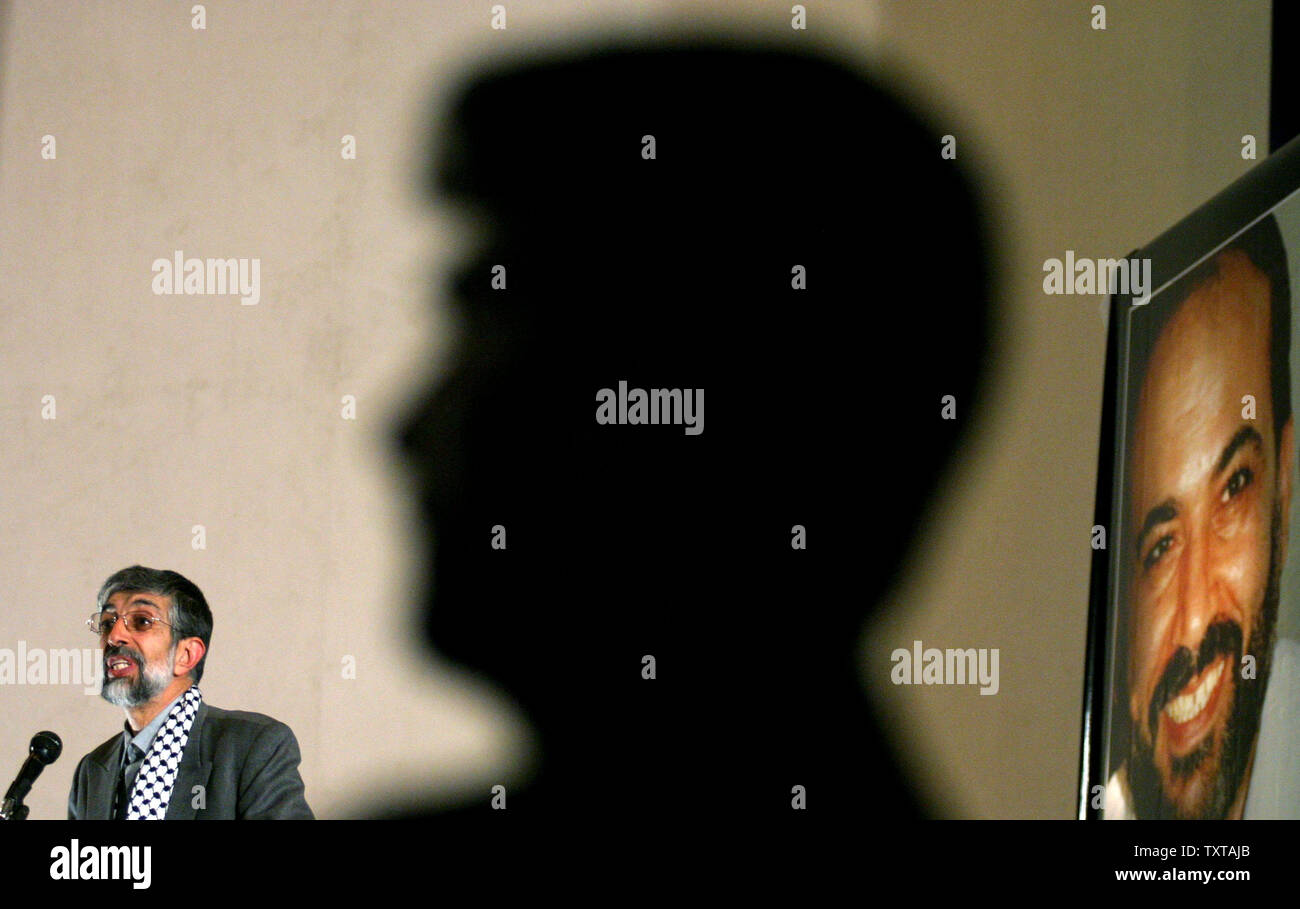 Iran's parliament speaker,Gholam Ali Hadad Adel delivers his speech and ...