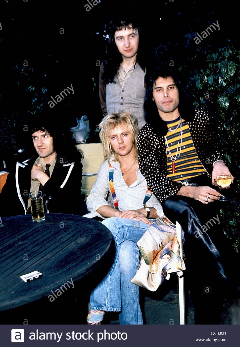 Brian May Freddie Mercury John Stock Photos & Brian May Freddie Mercury ...