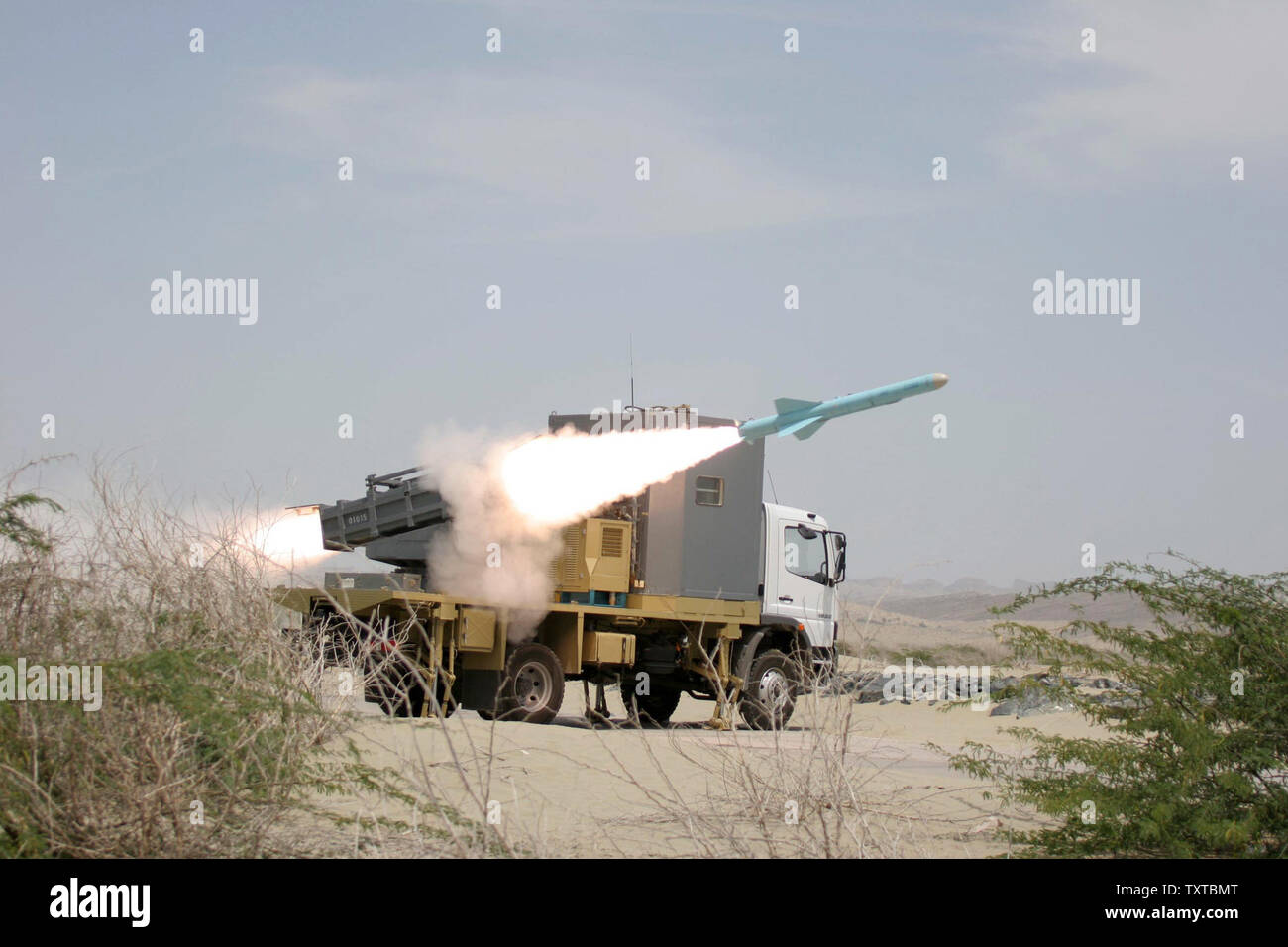 Iran test-fires it's new Kowsar (FL10) anti-ship missile near the ...