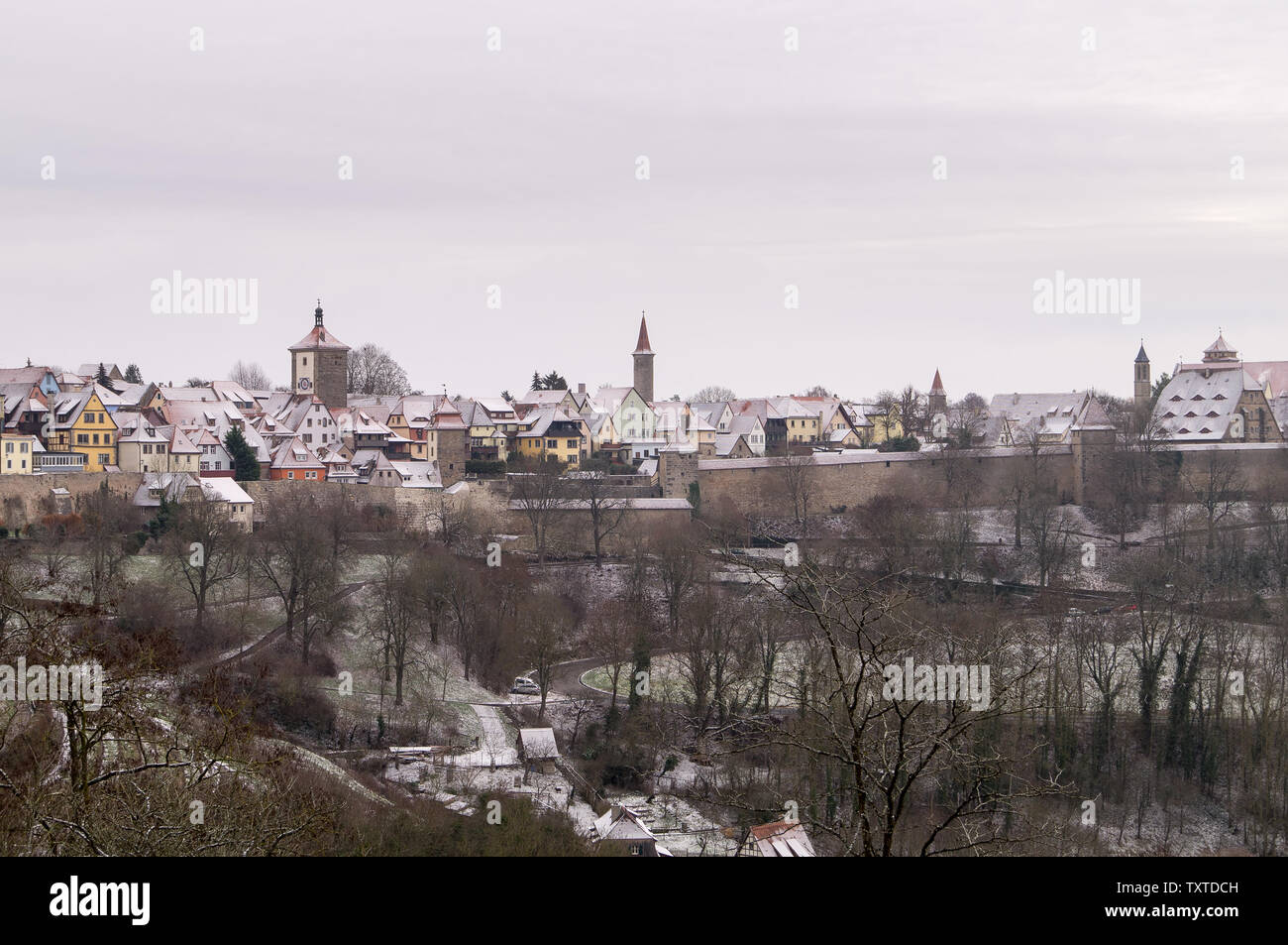 Rothenburg germany winter hi-res stock photography and images - Alamy