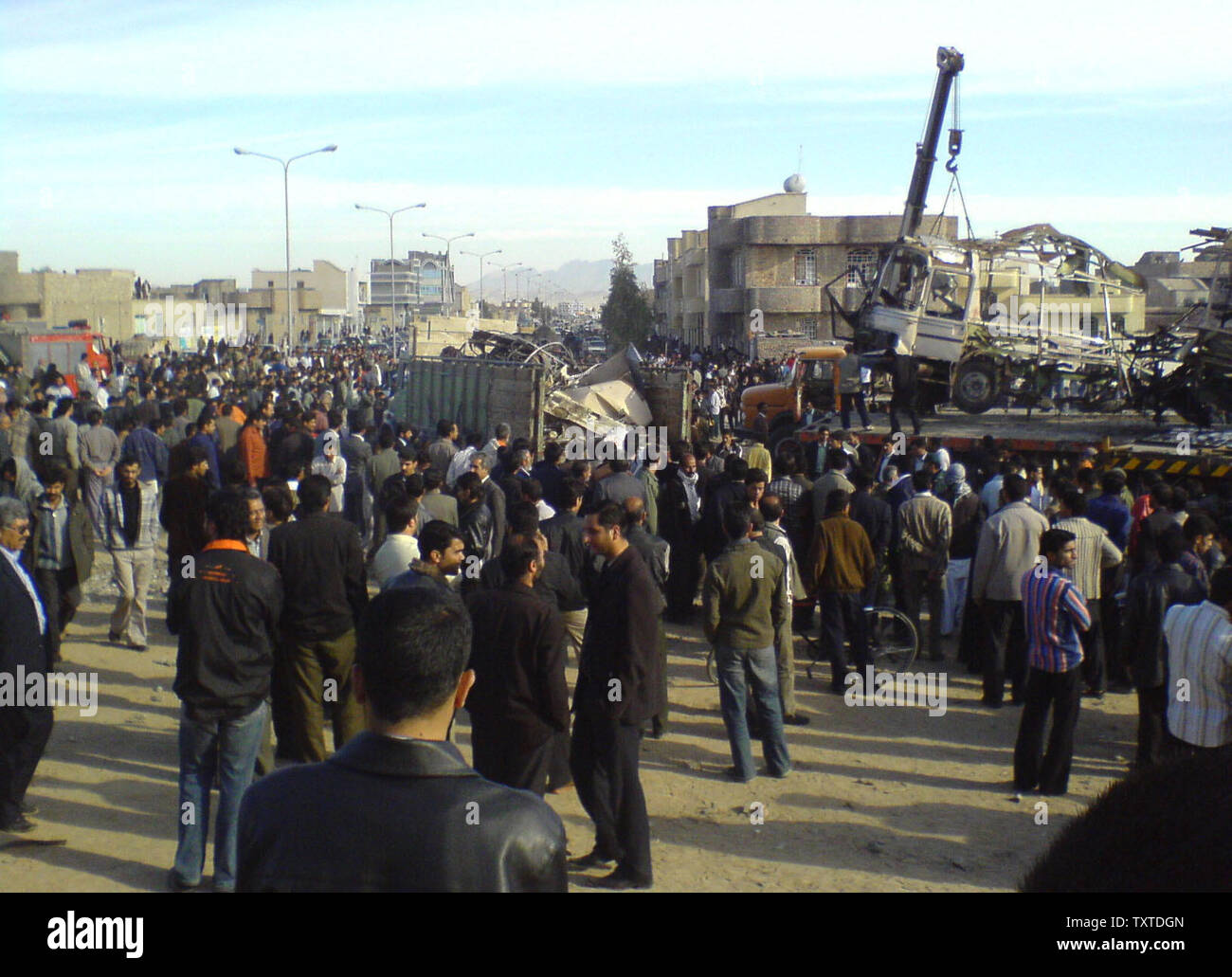 Bus after exploded on hi-res stock photography and images - Alamy