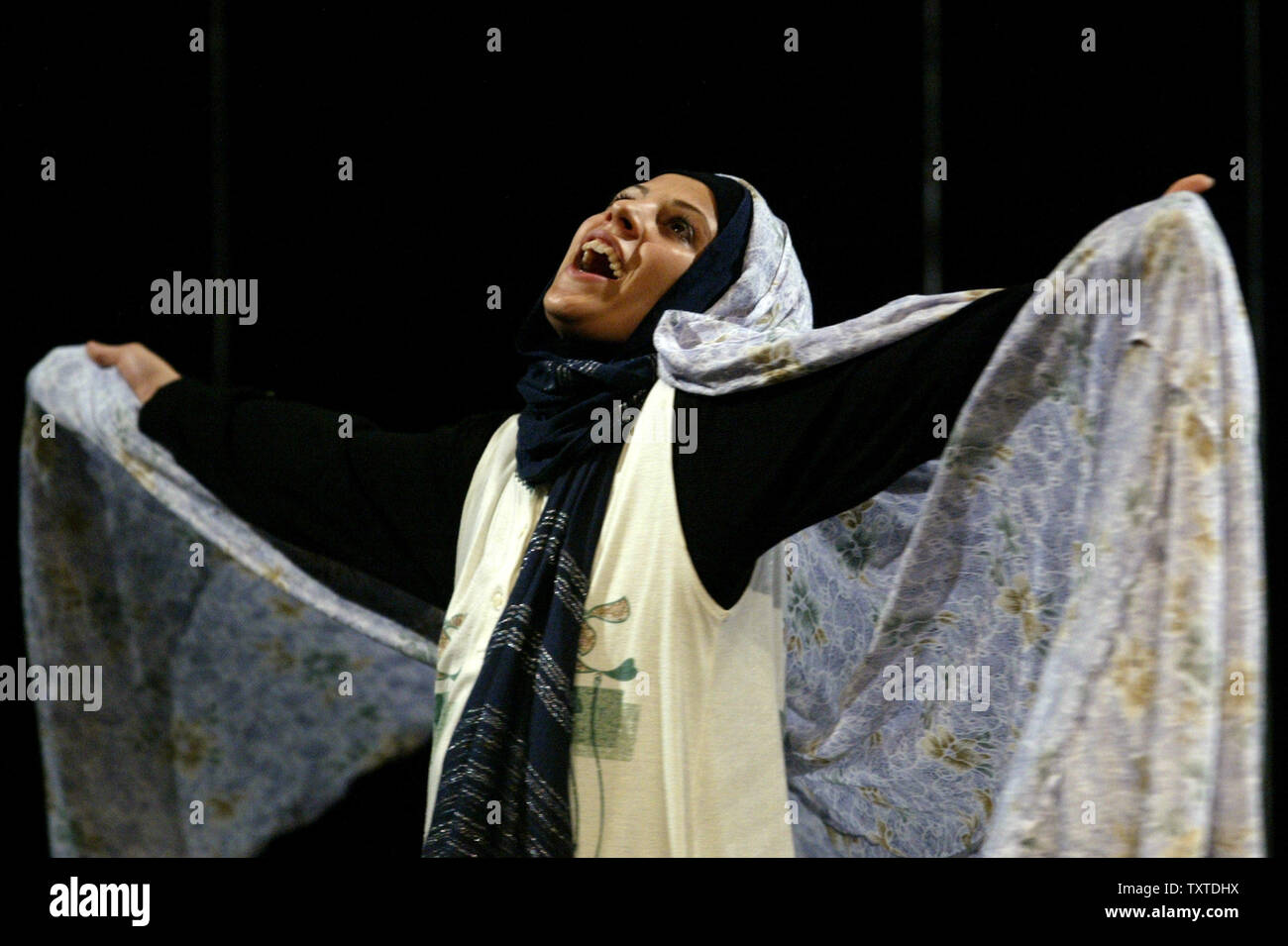 Iranian actress Nasrin Ajami performs during the 5th annual Police ...