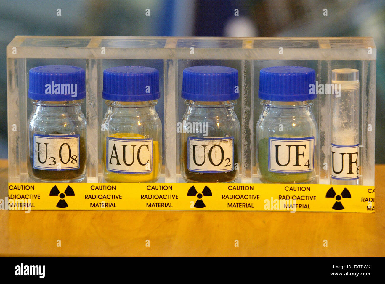 The process of making uranium oxide (U3O8) to uranium hexafluoride (UF6 ...