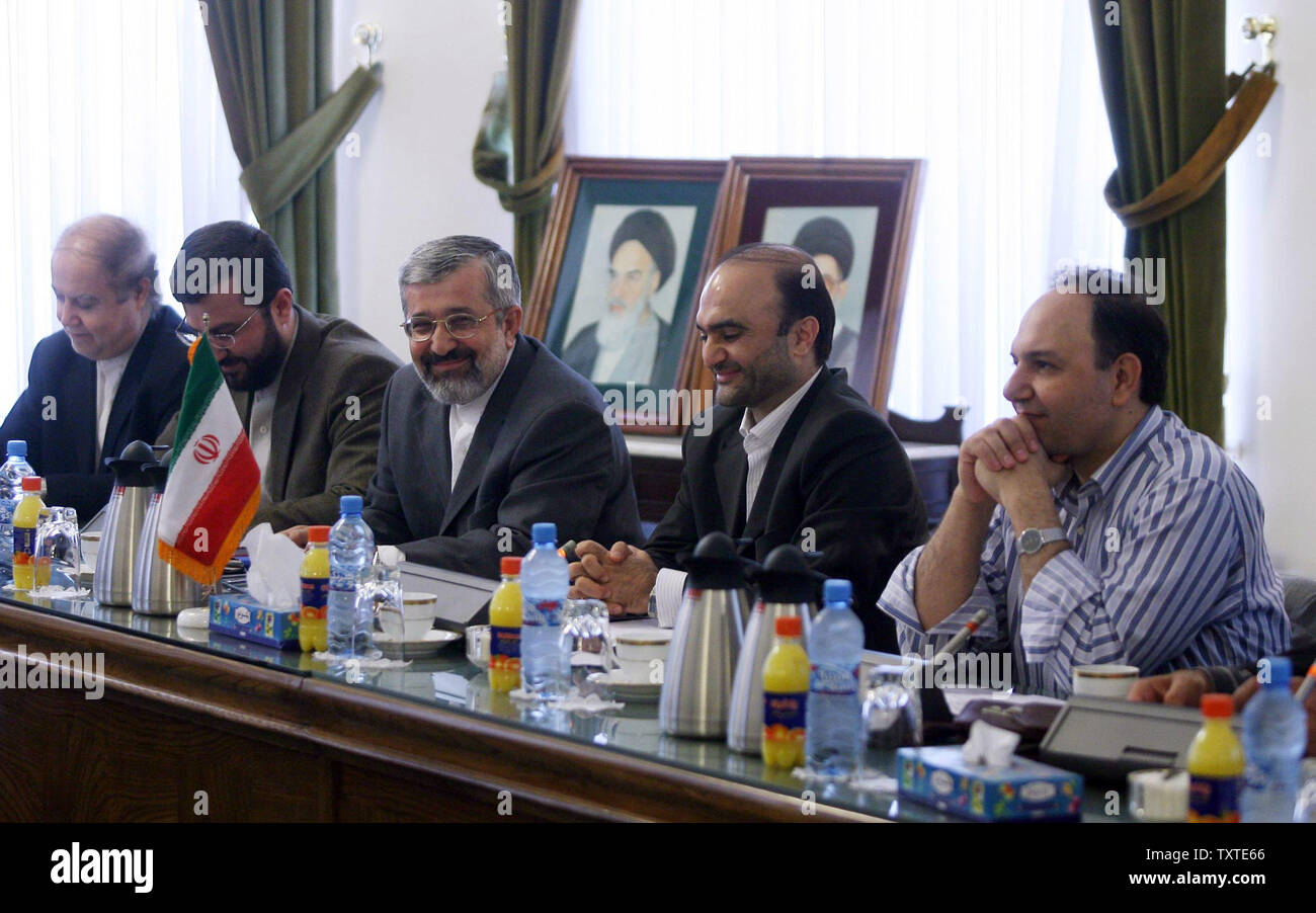 Javad Vaeidi (2nd-R) head of Iran's delegation to the International ...