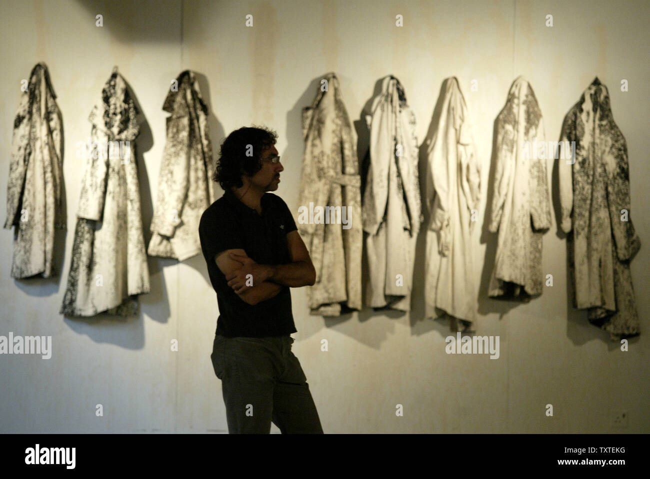 An Iranian man visits an exhibition named "Manifestation of ...