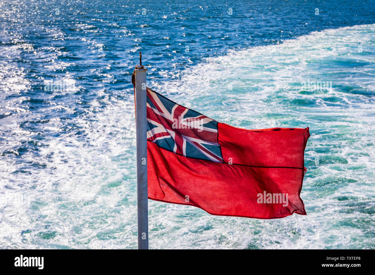 British merchant navy flag hi-res stock photography and images - Alamy