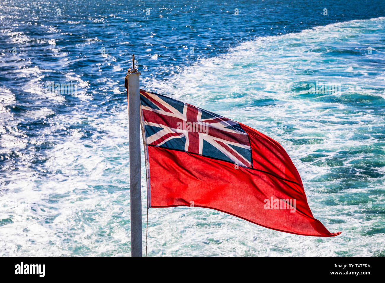 British merchant navy flag hi-res stock photography and images - Alamy
