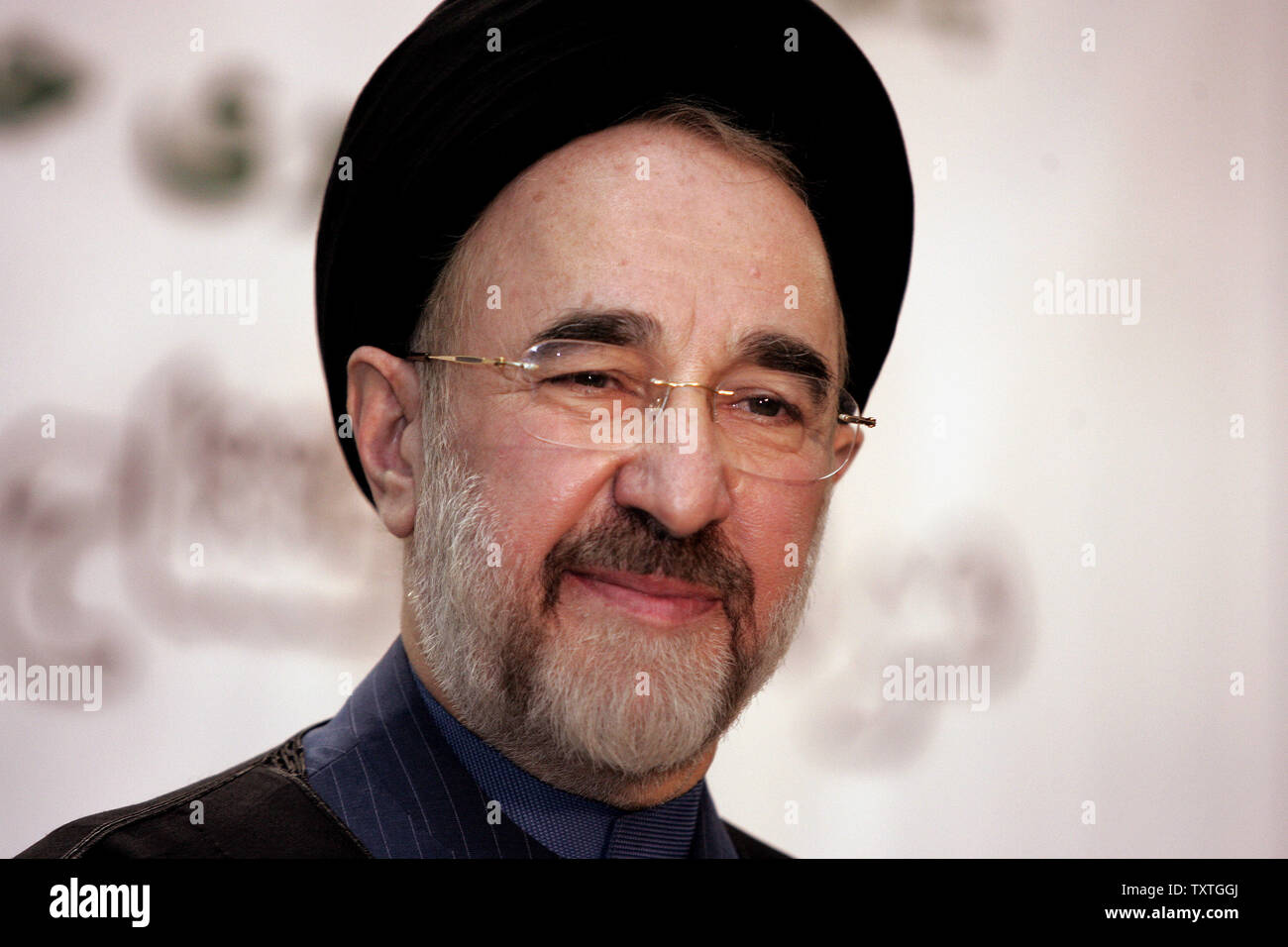 Iran's former reformist president Mohammad Khatami attends a ceremony ...