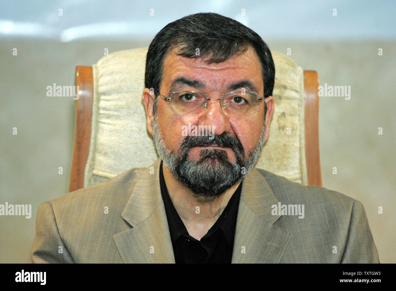 Iran's Expediency Council Secretary Mohsen Rezaie, who led the Revolutionary Guards during the ...