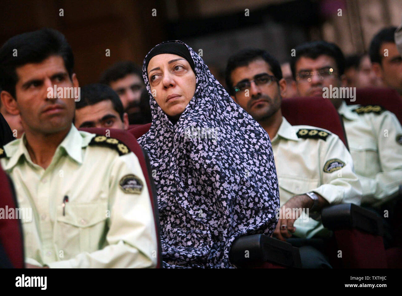 Nazak Afsha, Iranian secretary of the cultural section at the French ...