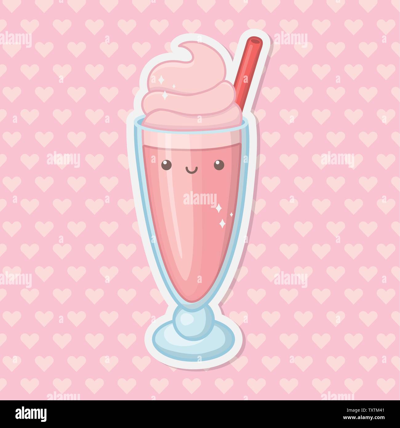 Sweet milkshake design, dessert food delicious sugar snack and tasty ...