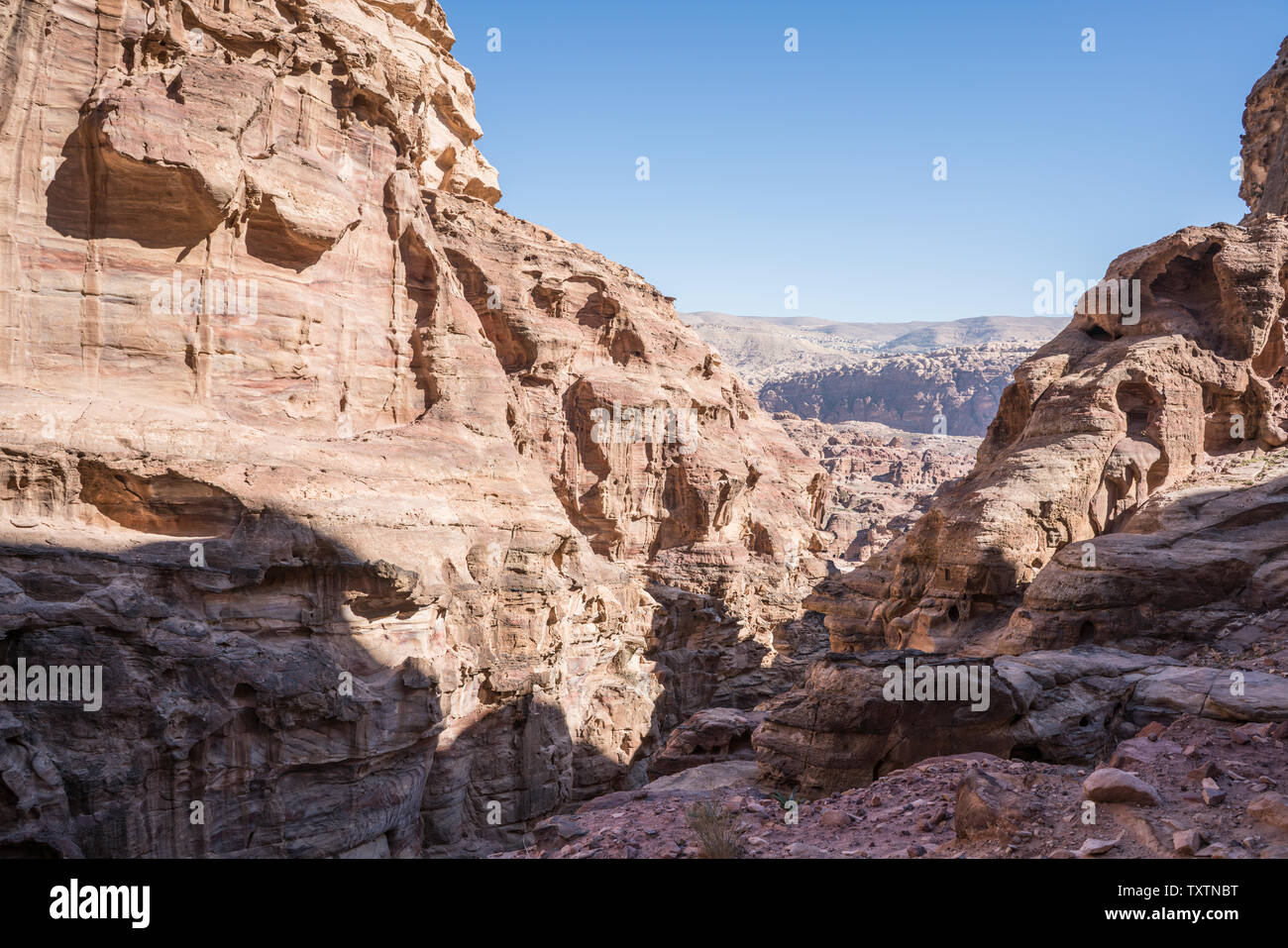Landscape near of the Petra, Jordan Stock Photo - Alamy