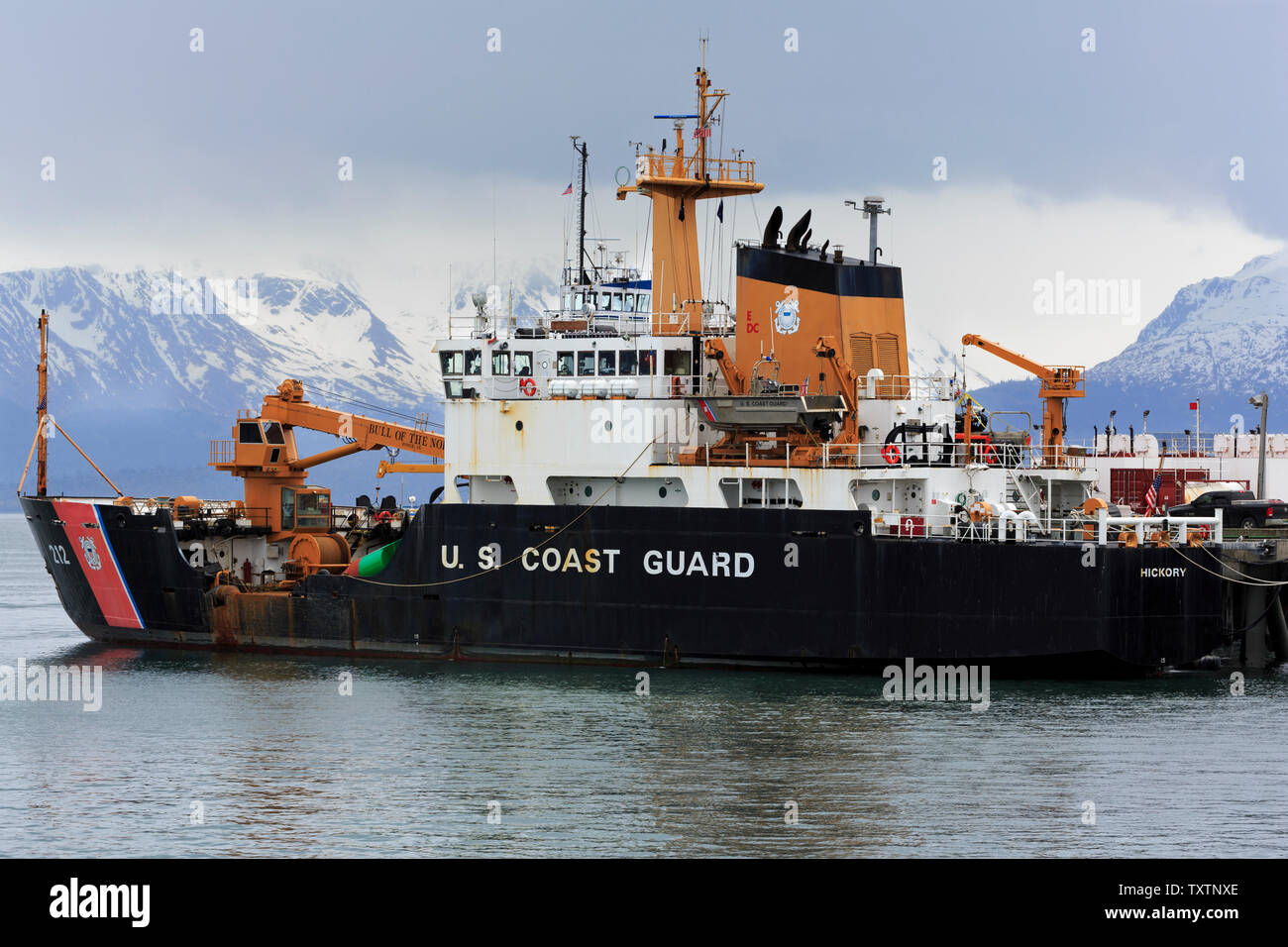 Coast Guard Cutter, Homer Spit, Alaska, USA Stock Photo - Alamy