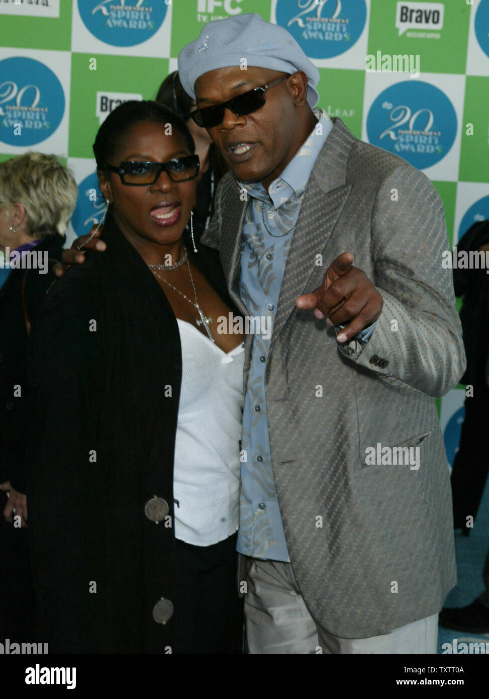Samuel L. Jackson and wife arrive for the 20th IFP Independent Spirit ...