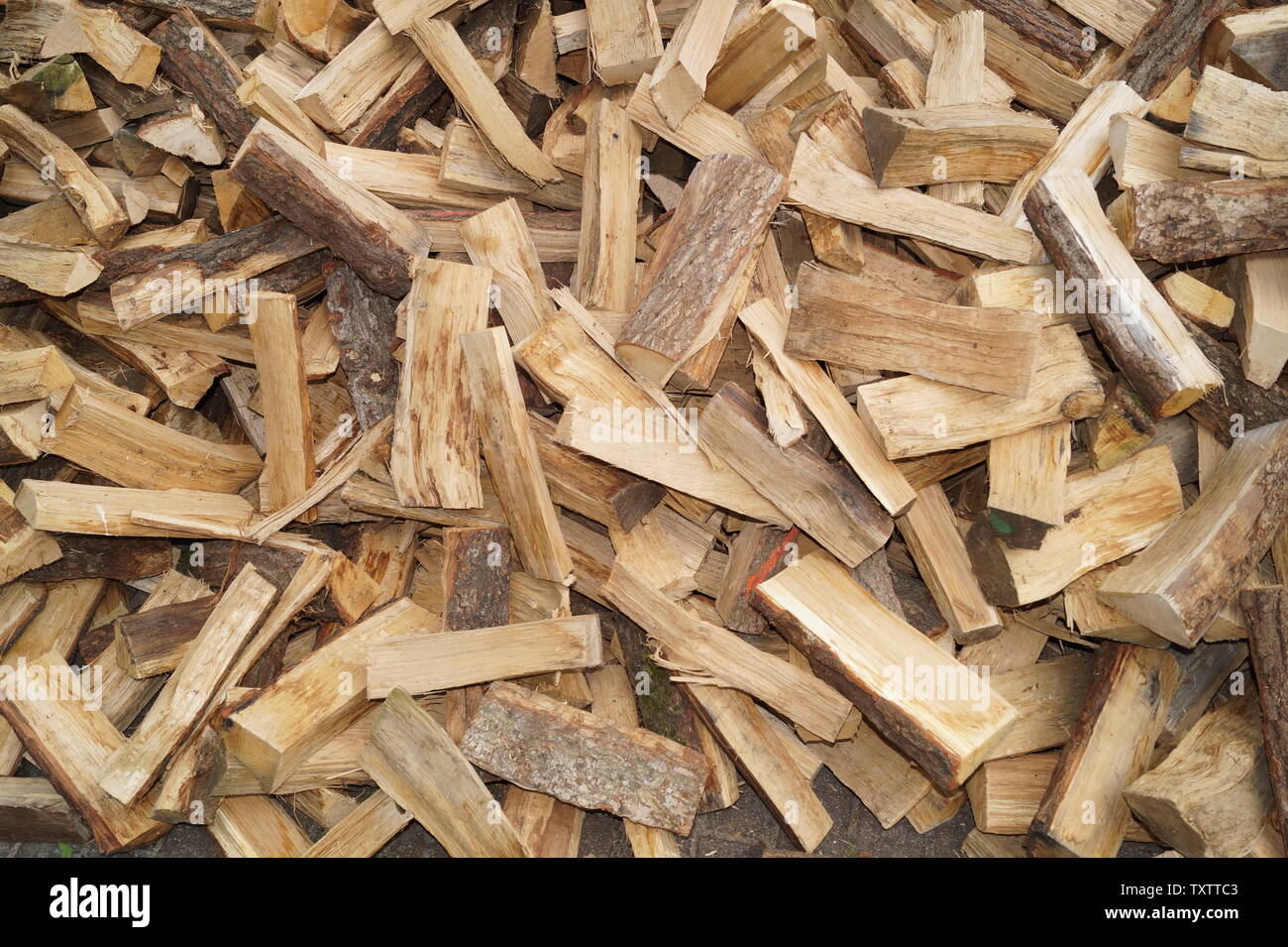 stack of fire wood Stock Photo - Alamy