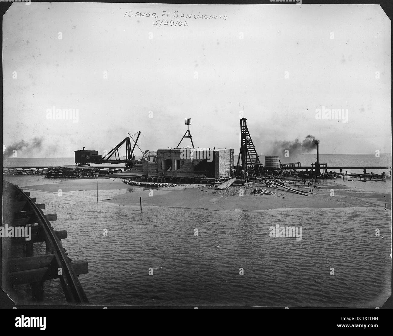 15 PWDR Fort San Jacinto. Battery Croghan - Fort San Jacinto, Harbor ...