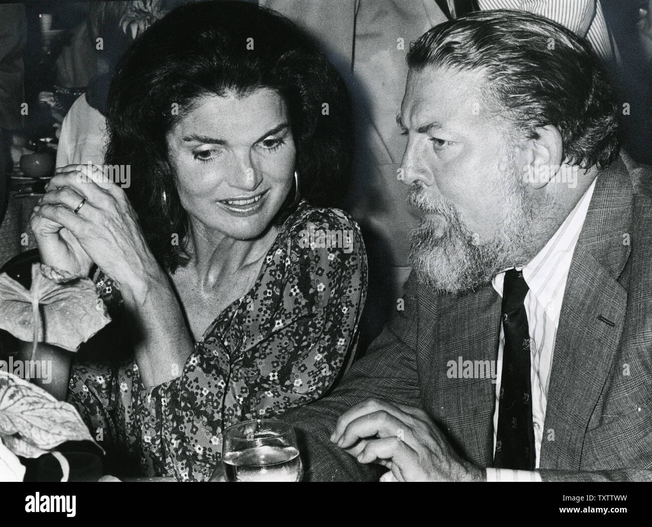 Jacqueline Kennedy Onassis and John Turner Sargent attend a charity ...