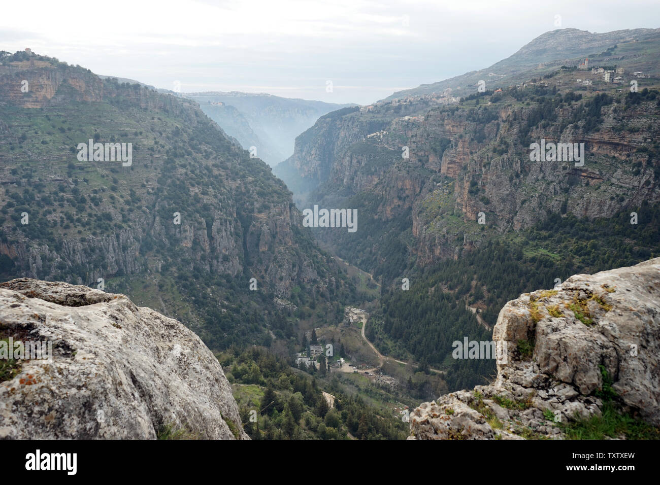Quadisha valley in Lebanon Stock Photo - Alamy