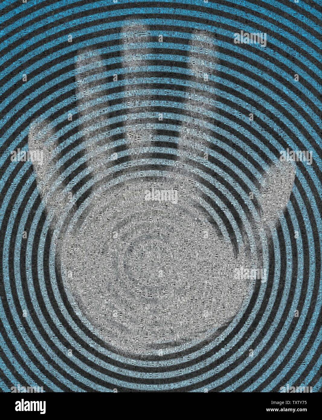 Handprint circle hi-res stock photography and images - Alamy