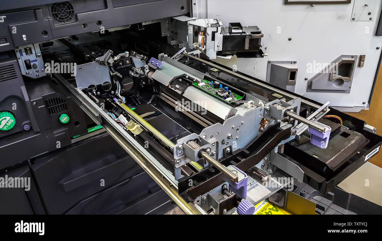 Мulti-function printer machine ready for printing, copy, scanning Stock ...