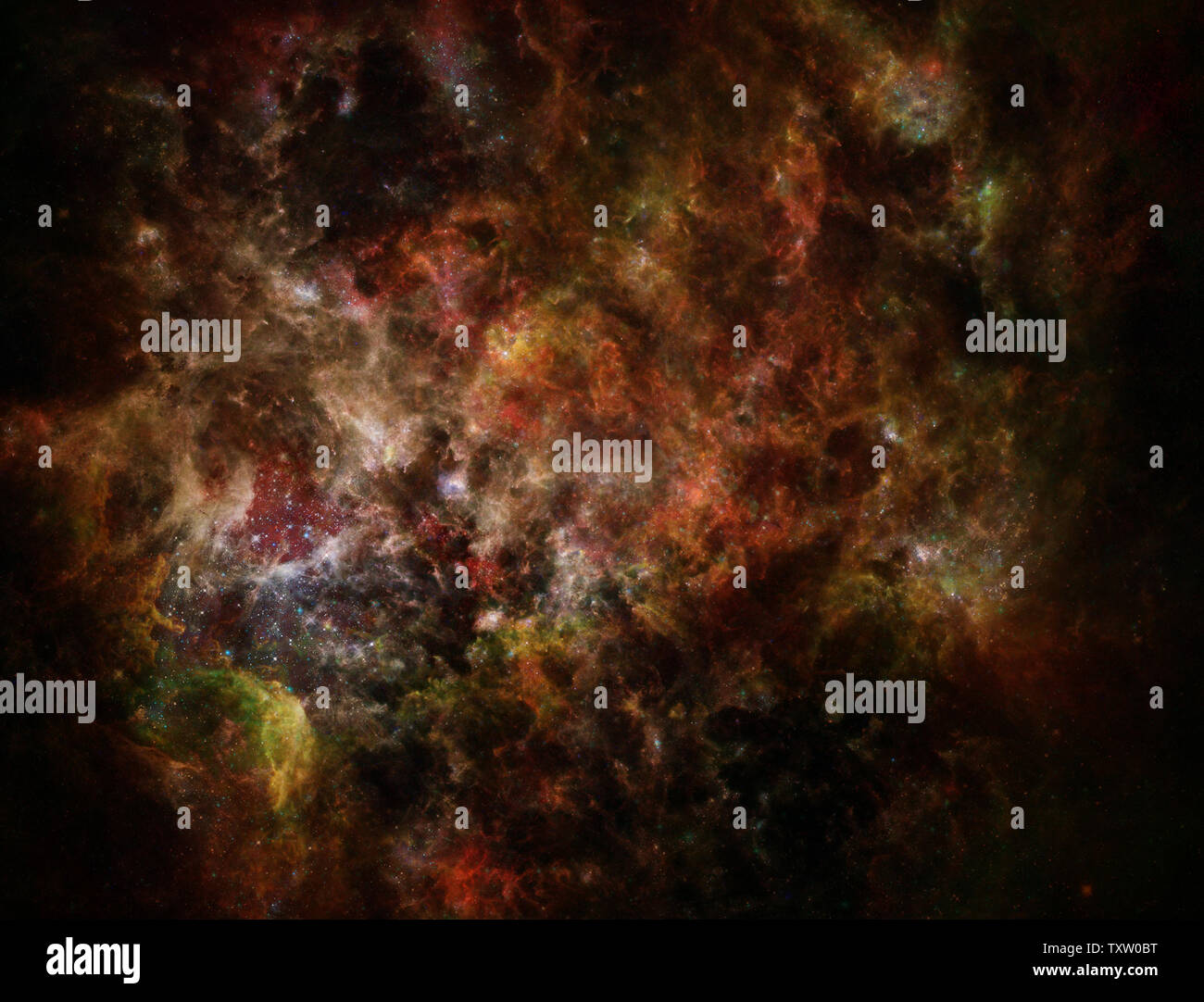 This image from ESA's Herschel Space Observatory shows of a portion of ...