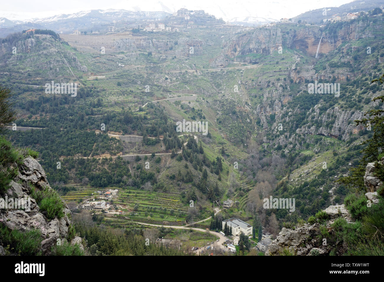Kadisha valley under Bsharri, Lebanon Stock Photo - Alamy