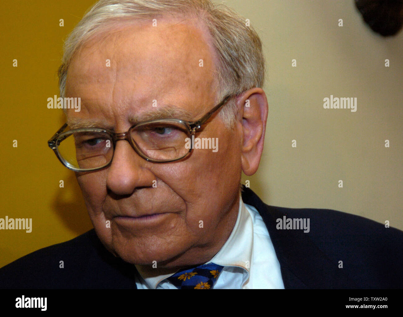Billionaire and CEO of Berkshire Hathaway Warren Buffett attends a ...