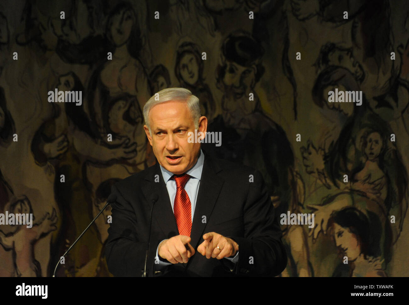 Knesset chagall hi-res stock photography and images - Alamy