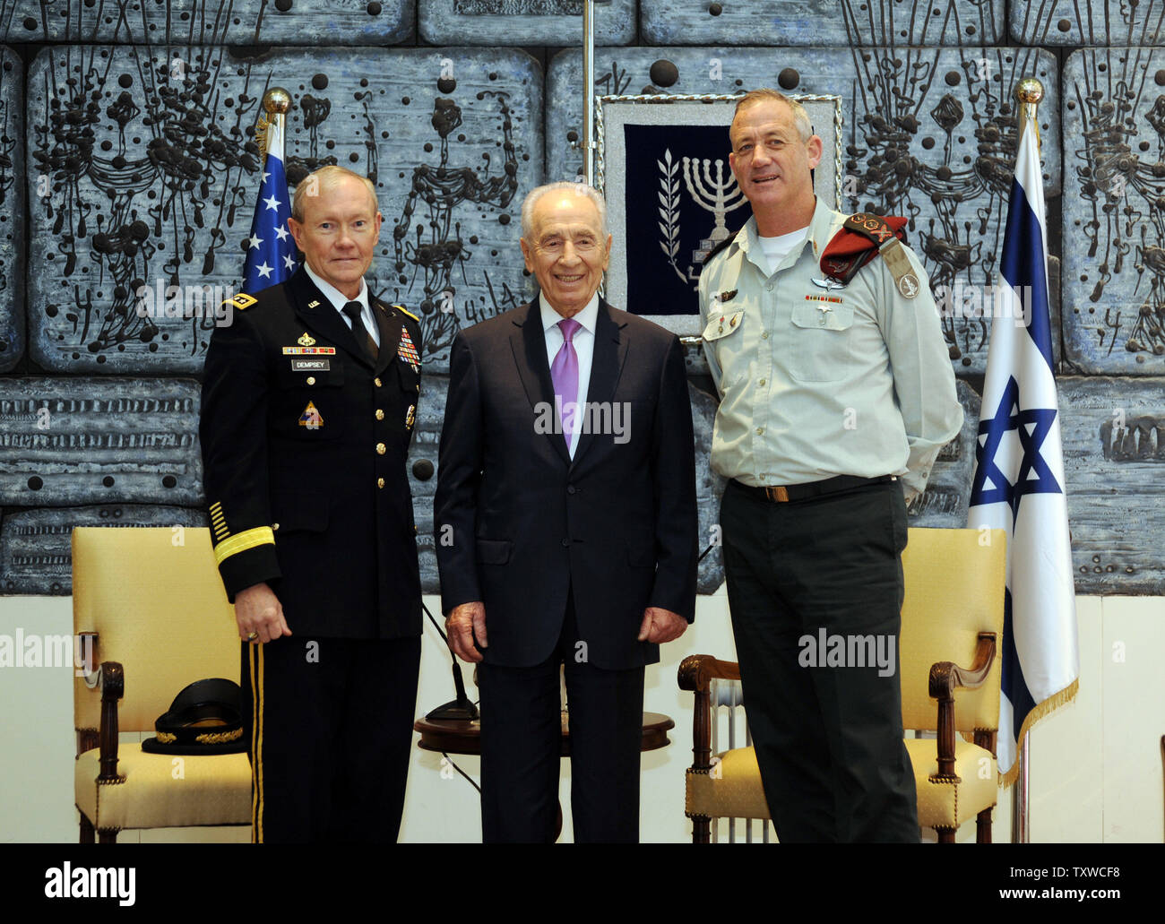Lieutenant general benny gantz hi-res stock photography and images - Alamy